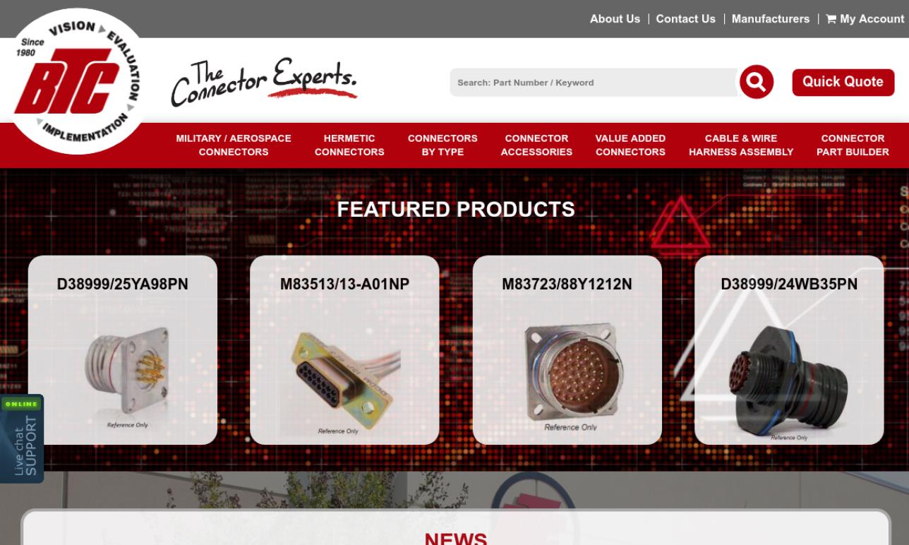 BTC Electronic Components | Electronic Connectors