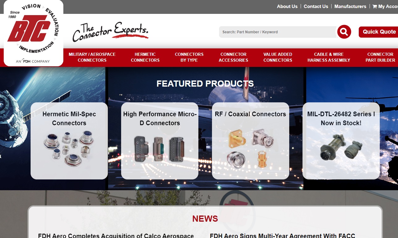 BTC Electronic Components | Electronic Connectors